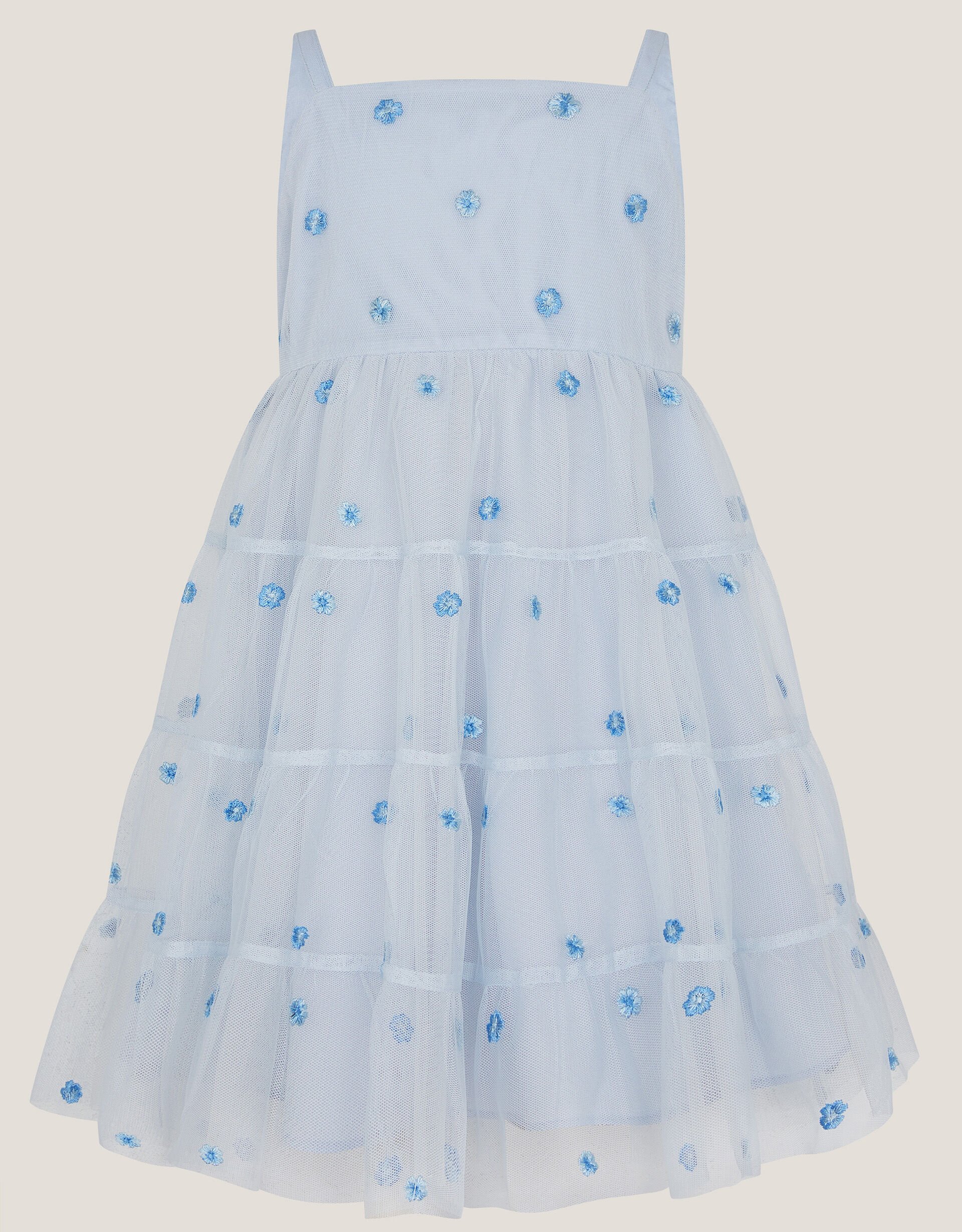 Monsoon Haljina za devojčice Thea Embroidered Dre, Plava | Online ...