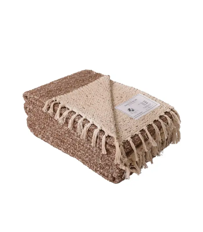 Prekrivac Za Kauc 2 Lica 70X150 Lesnik/Bez, Smeđa boja | Online prodaja Prekrivac Za Kauc 2 Lica ...