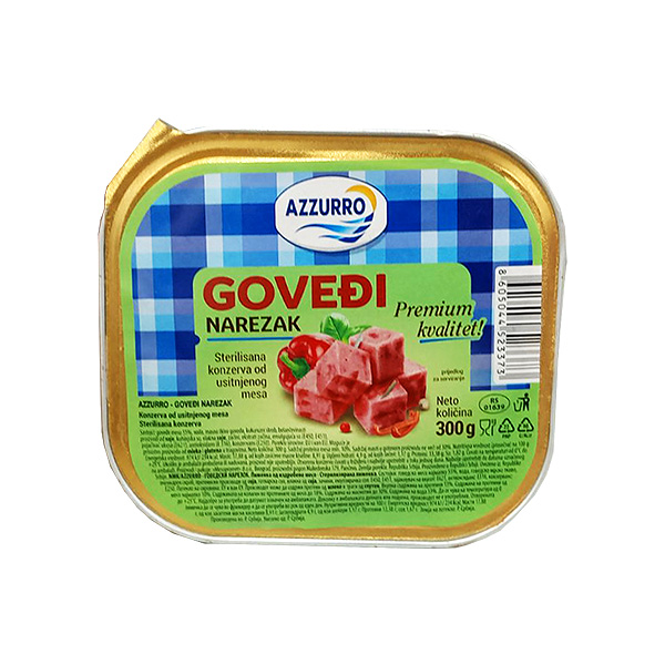 AZZURRO Goveđi narezak, 300 g | Online prodaja | Ananas