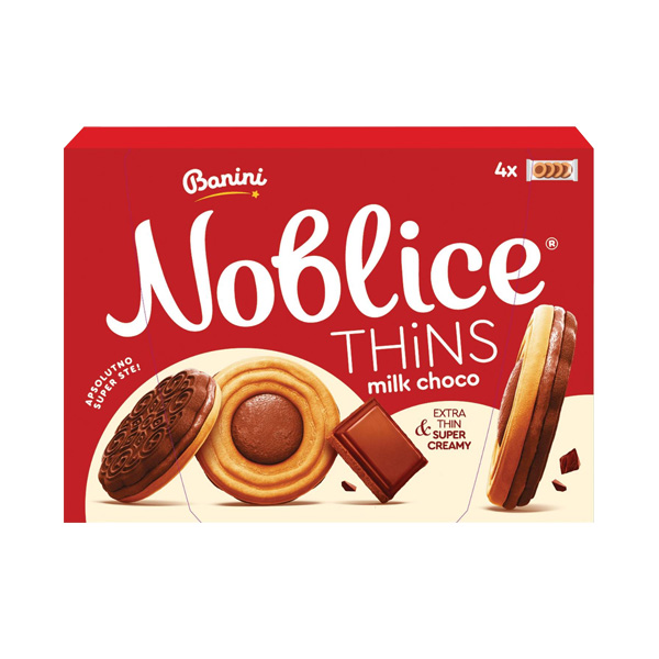 BANINI Keks Noblice sa mlečnom čokoladom Thins, 170g | Online prodaja ...