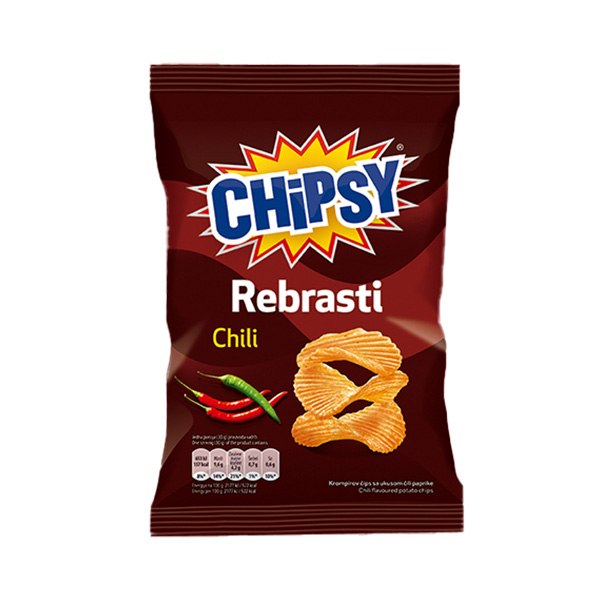 CHIPSY Čips Rebrasti Chili, 95g | Online prodaja | Ananas
