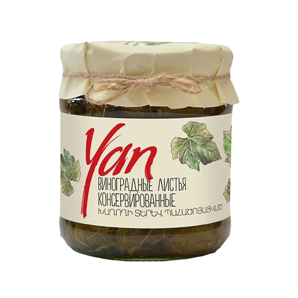 YAN List vinove loze u soku od limuna, 440 g | Online prodaja | Ananas