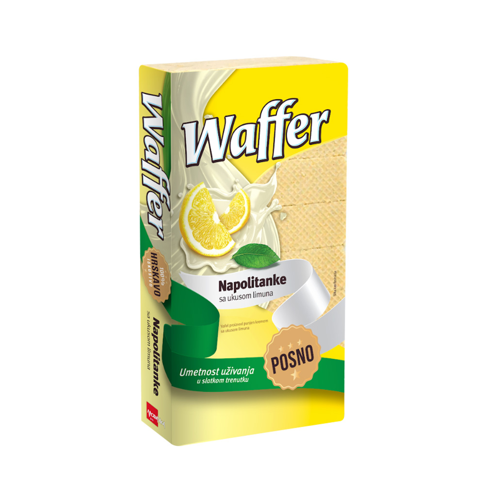 WAFFER Napolitanke sa limunom, 400g | Online prodaja | Ananas