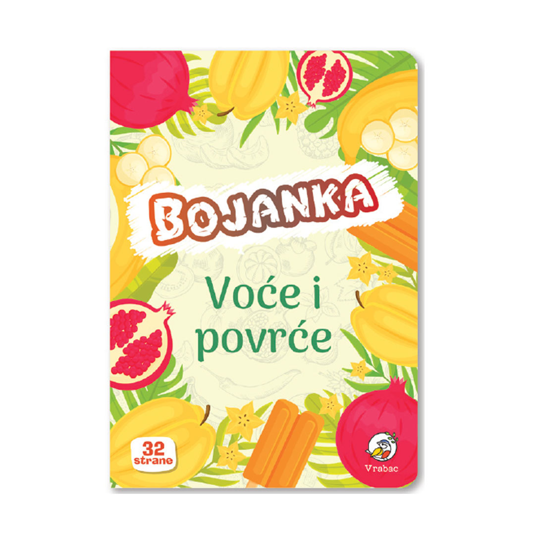 Vrabac Bojanka Timi Voće i povrće A5 | Online prodaja | Ananas BiH