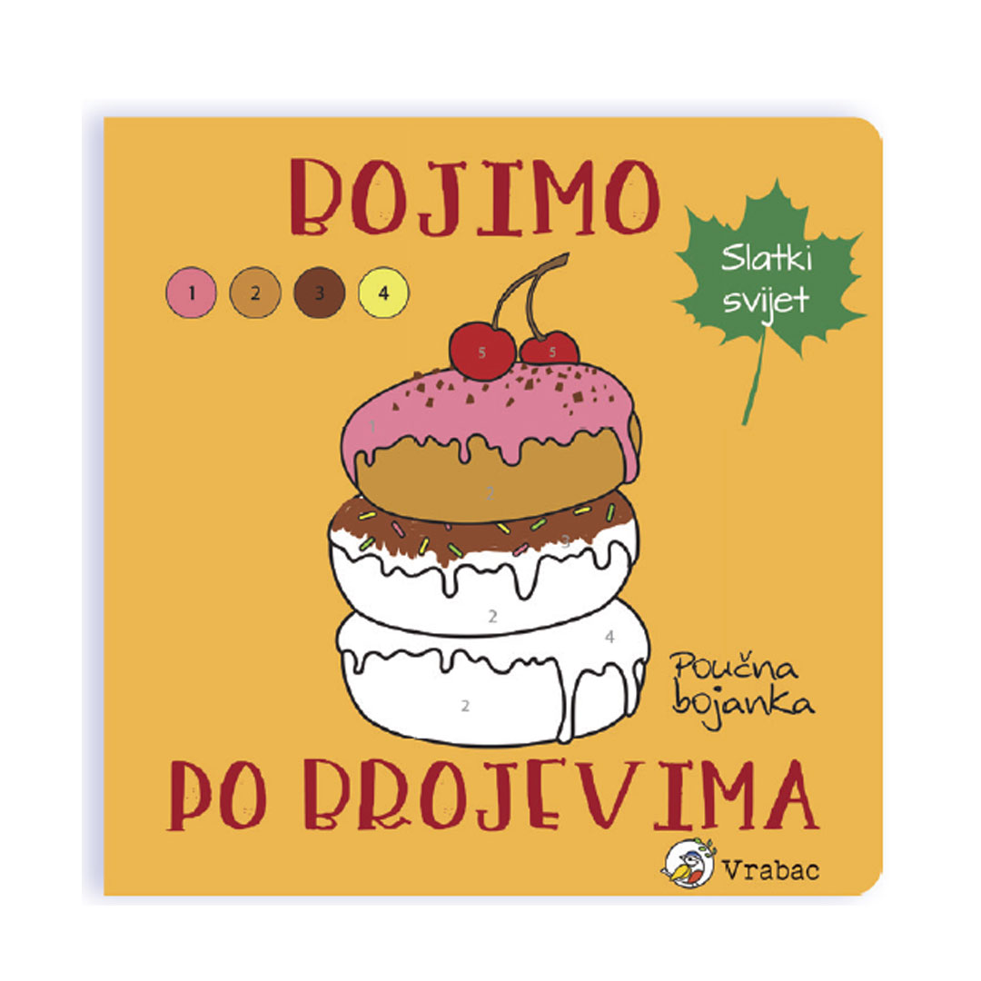 Vrabac Bojanka Numero Slatki svijet | Online prodaja | Ananas BiH