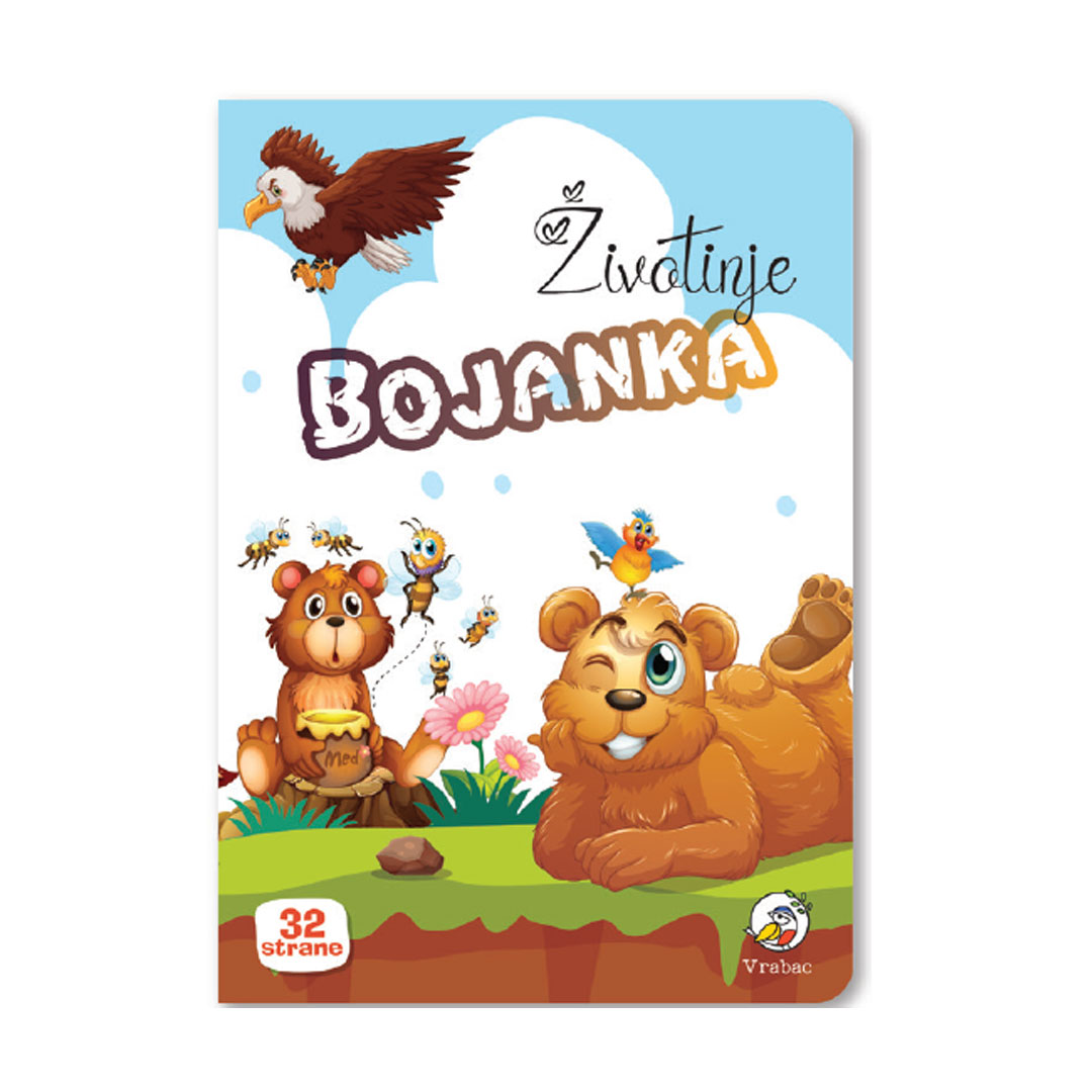 Vrabac Bojanka Timi Životinje A5 | Online prodaja | Ananas BiH