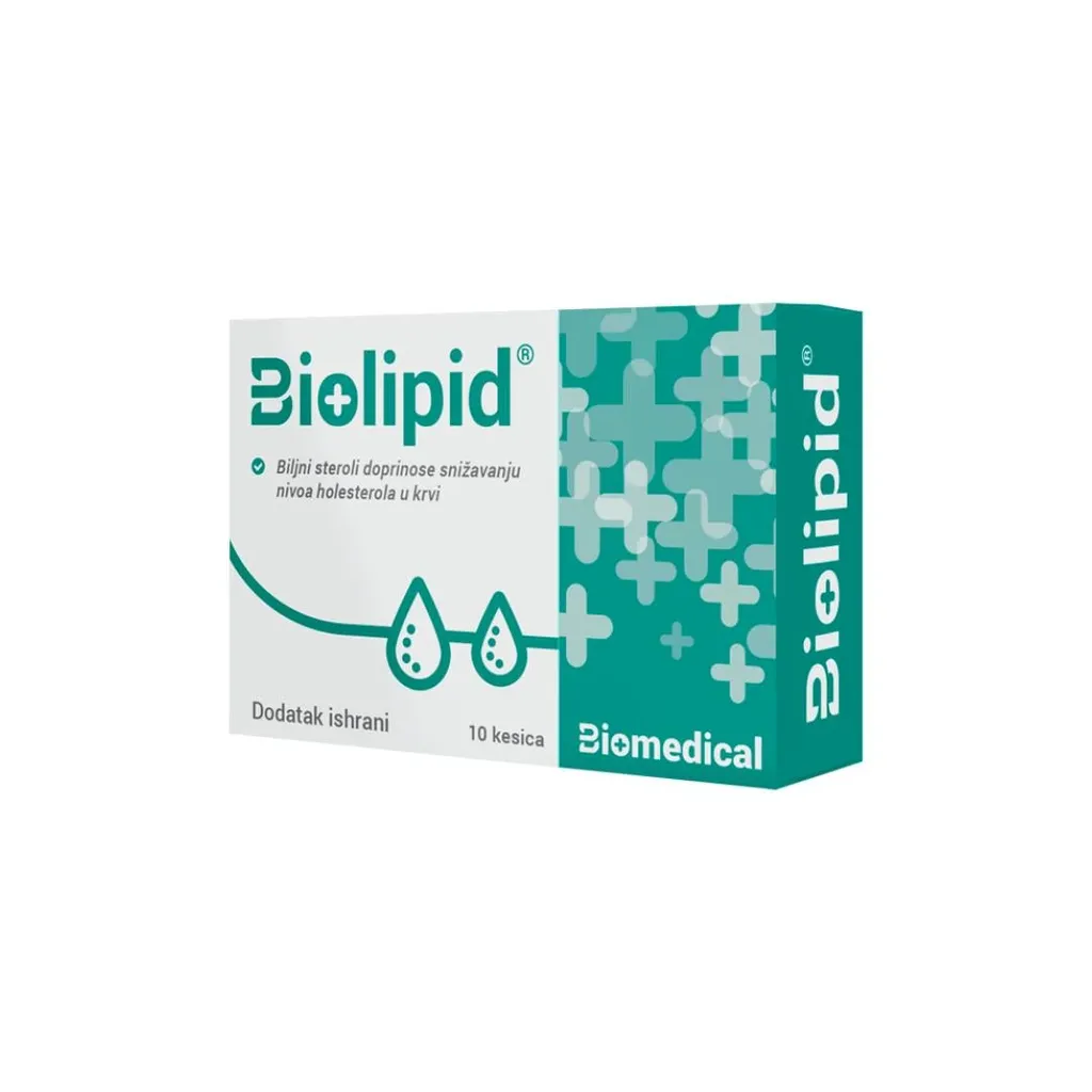 Biomedical Dodatak ishrani Biolipid, 10 kesica | Online prodaja | Ananas