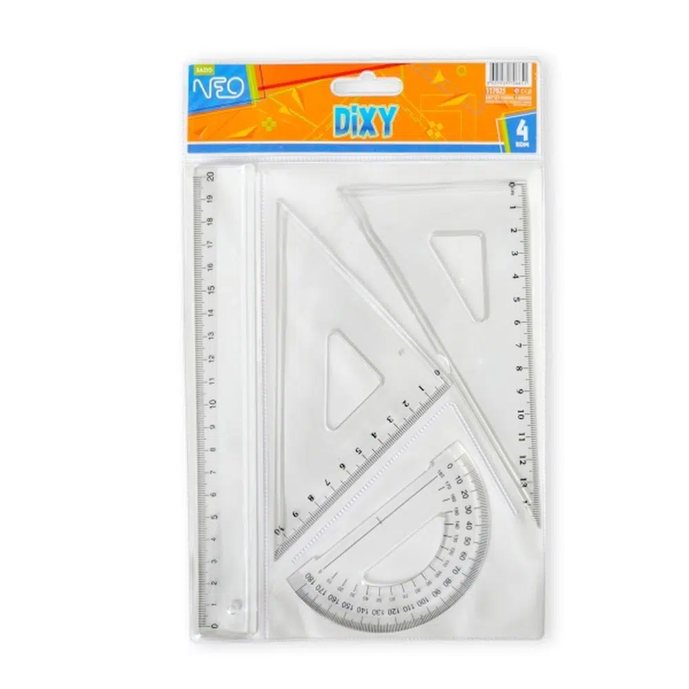 Sazio Neo Set lenjira Dixy, 20cm, 4 komada | Online prodaja | Ananas