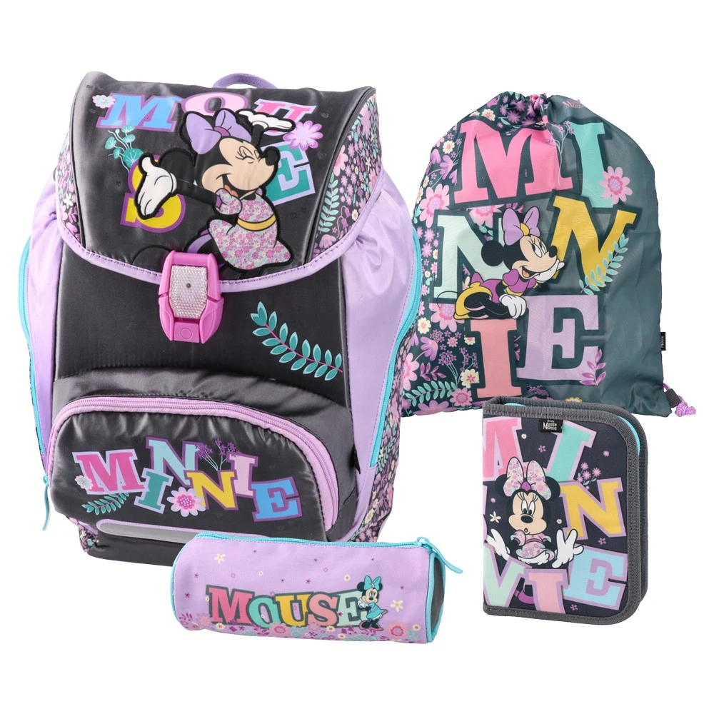 Disney Logic set 4 u 1 Minnie Mouse Flowers, Ranac, torba za patike i 2 ...
