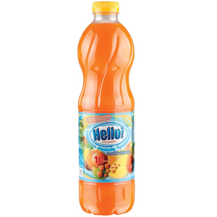 Hello Negazirani sok Multivitamin, 1.5l | Online prodaja | Ananas