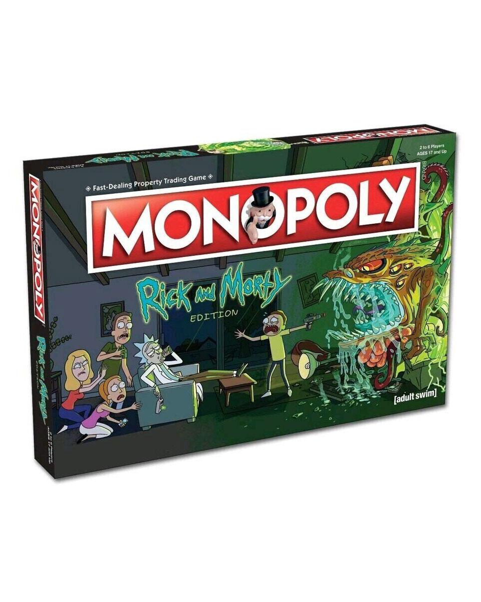 WINNING MOVES Društvena igra Monopoly Rick I Morty | Online prodaja | Ananas