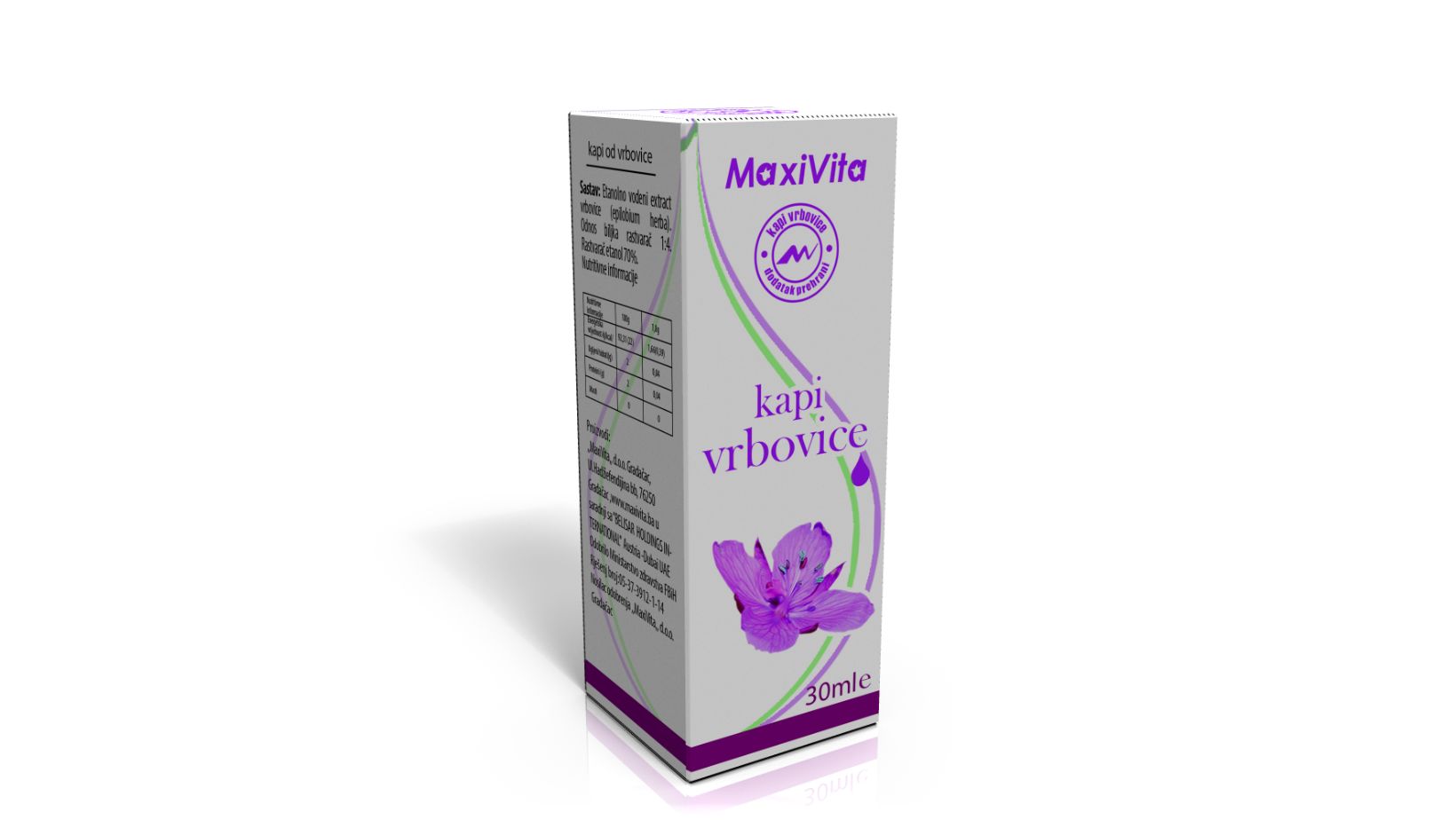 Maxivita kapi vrbovice, 30 ml | Online prodaja | Ananas BiH