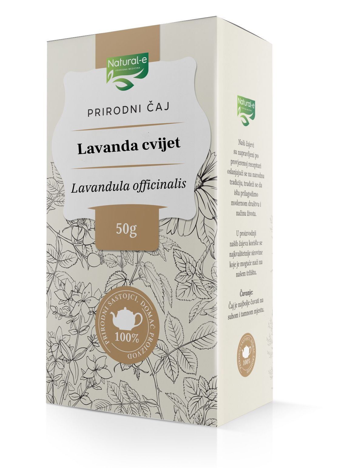 ZLATNE KAPI, Čaj od cvijeta lavande (Lavandula officinalis) 50 g ...
