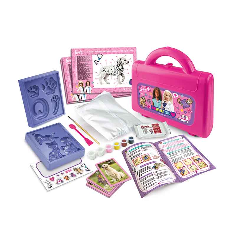 CLEMENTONI barbie "veterinary set" креативен сет (6+) | Најголема ...