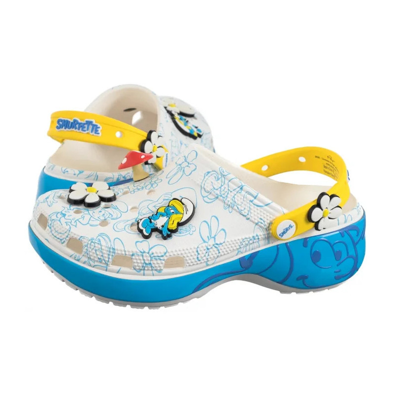 CROCS Ženske papuče Smurfs 210822-90H, Bele | Online prodaja | Ananas
