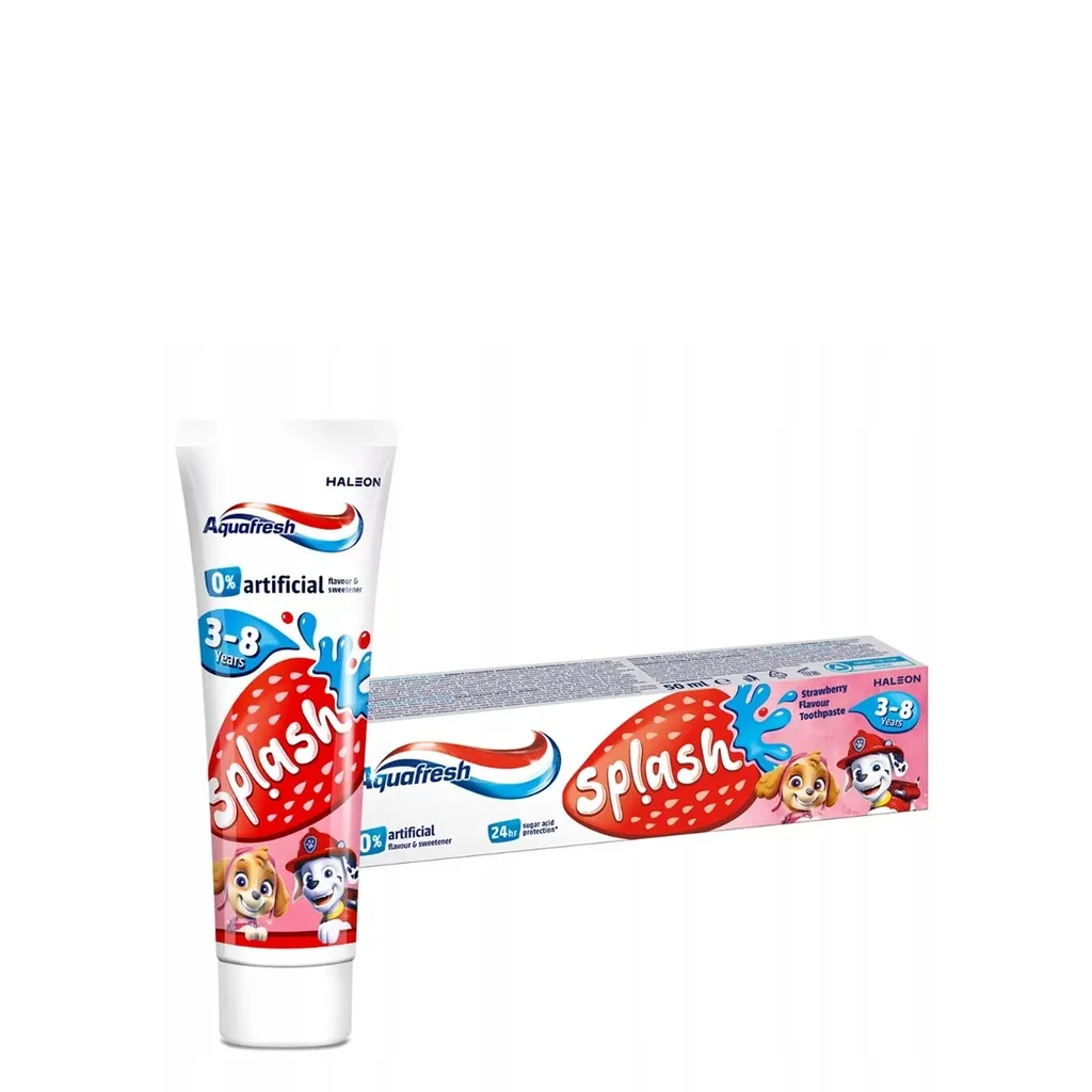 Aquafresh Dečija pasta za zube Splash, 50 ml | Online prodaja | Ananas
