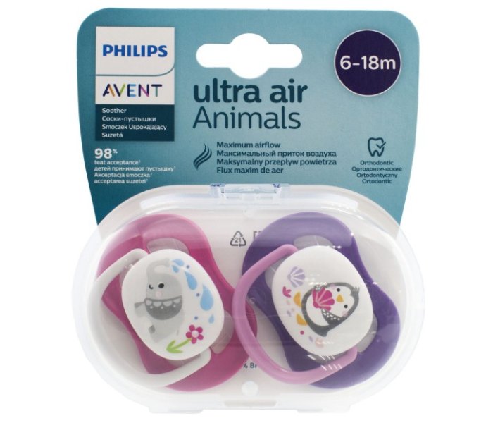 PHILIPS AVENT Dude za bebe Orthod 2/1 roze i ljubičaste | Online ...