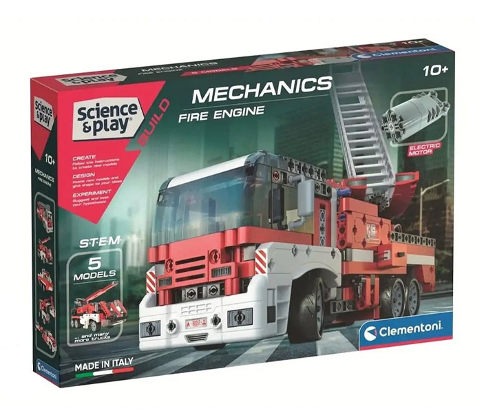 CLEMENTONI Set za pravljenje vatrogasnih kamiona, 4/1 | Online prodaja | Ananas