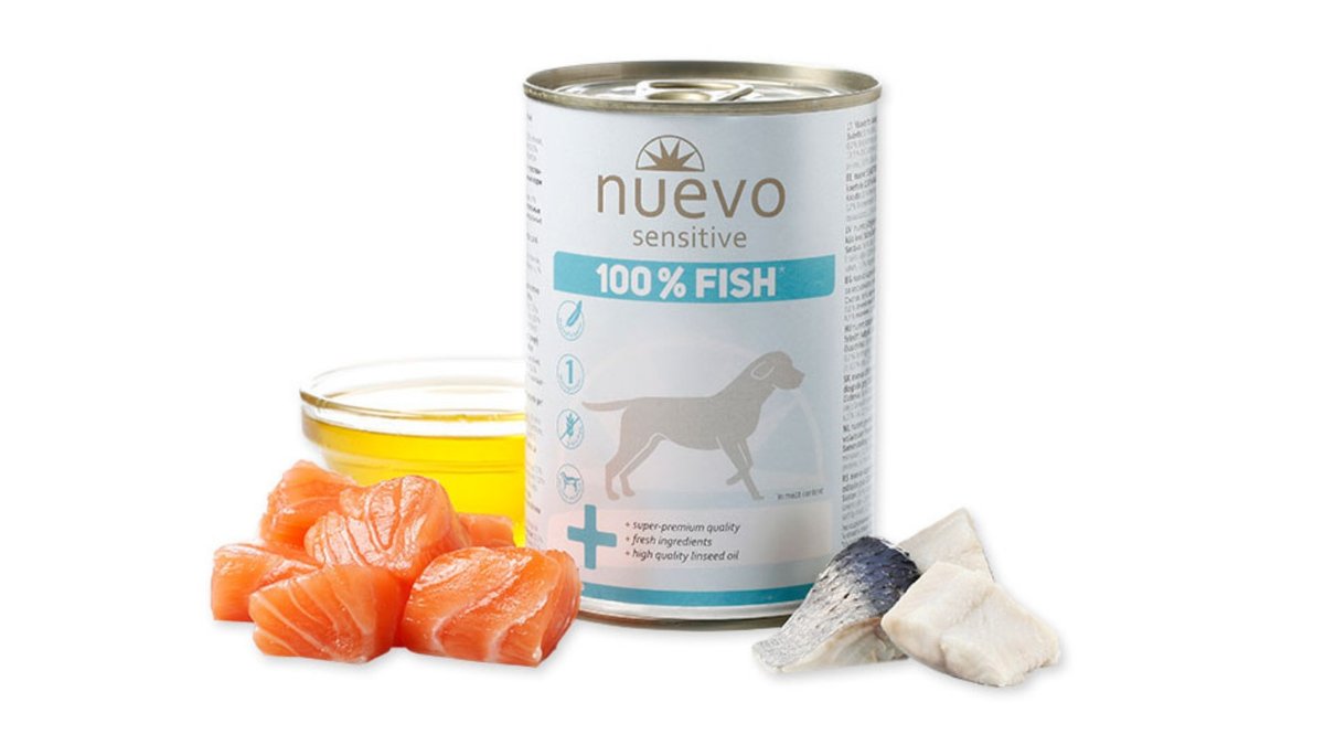 NUEVO Konzerva za odrasle pse Sensitive, Monoprotein, Riba, 400 g ...
