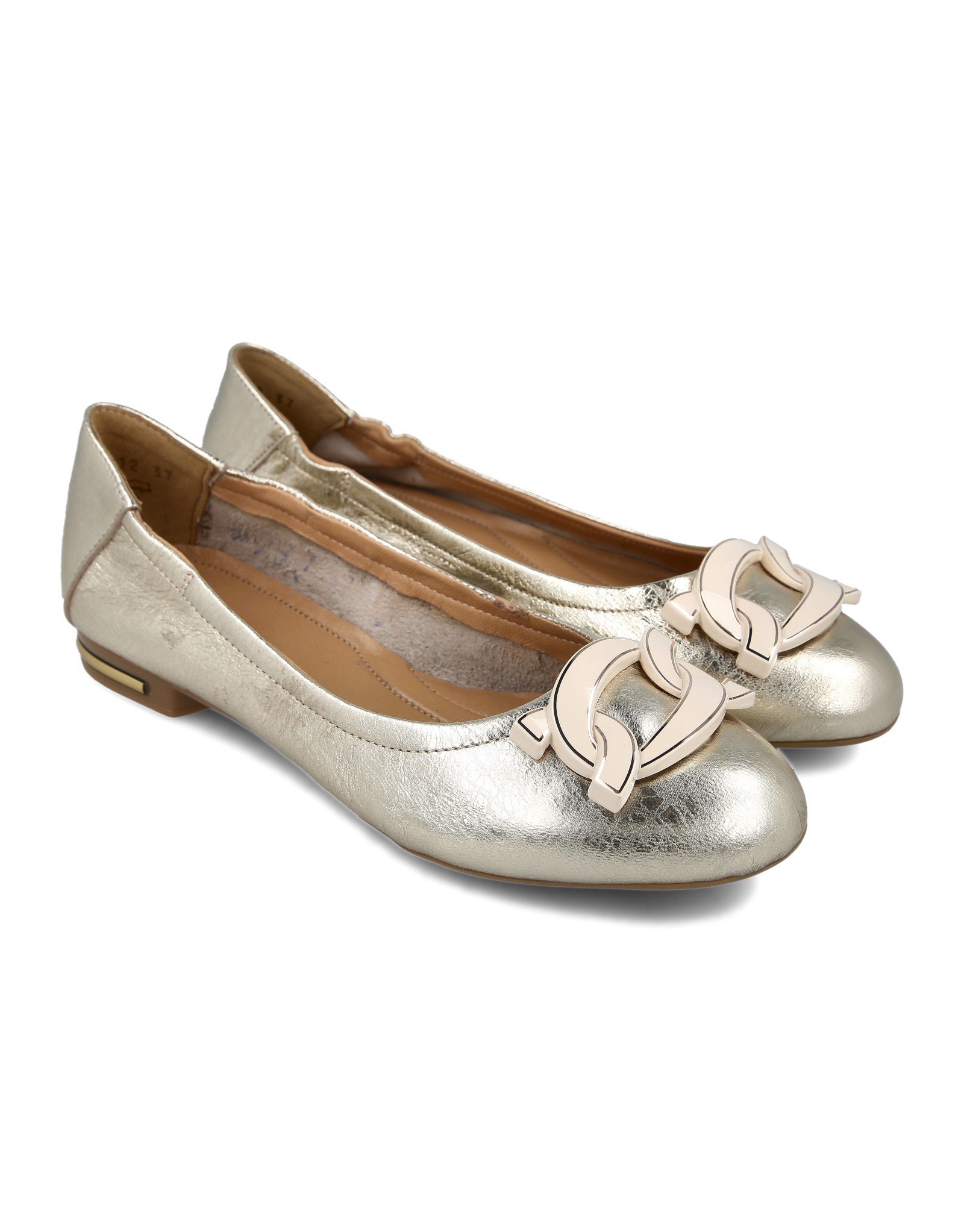 Paar Ženske baletanke 33232-12, Zlatne boje | Online prodaja | Ananas