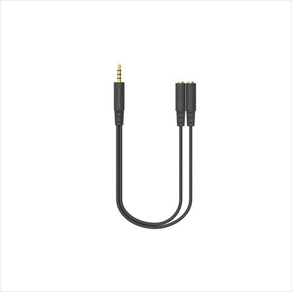 A4TECH Аудио Кабел Адаптер 2x3.5mm Женско Во 1x3.5mm Машко AD-3P ...