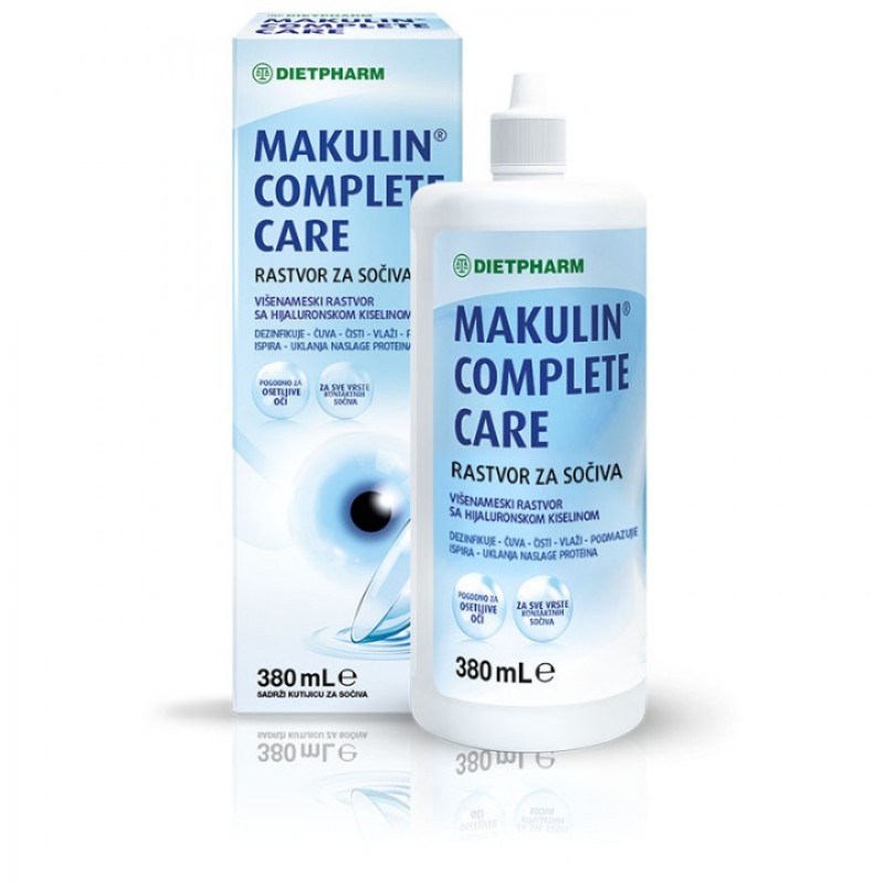 Dietpharm Makulin Complete Care Rastvor za sočiva, 380ml | Online ...