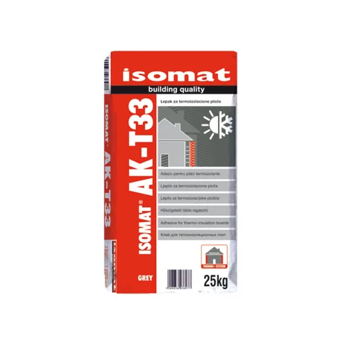 ISOMAT Cementni lepak za termoizolacione ploče AK-T33, Sivi, 25kg | Online prodaja | Ananas