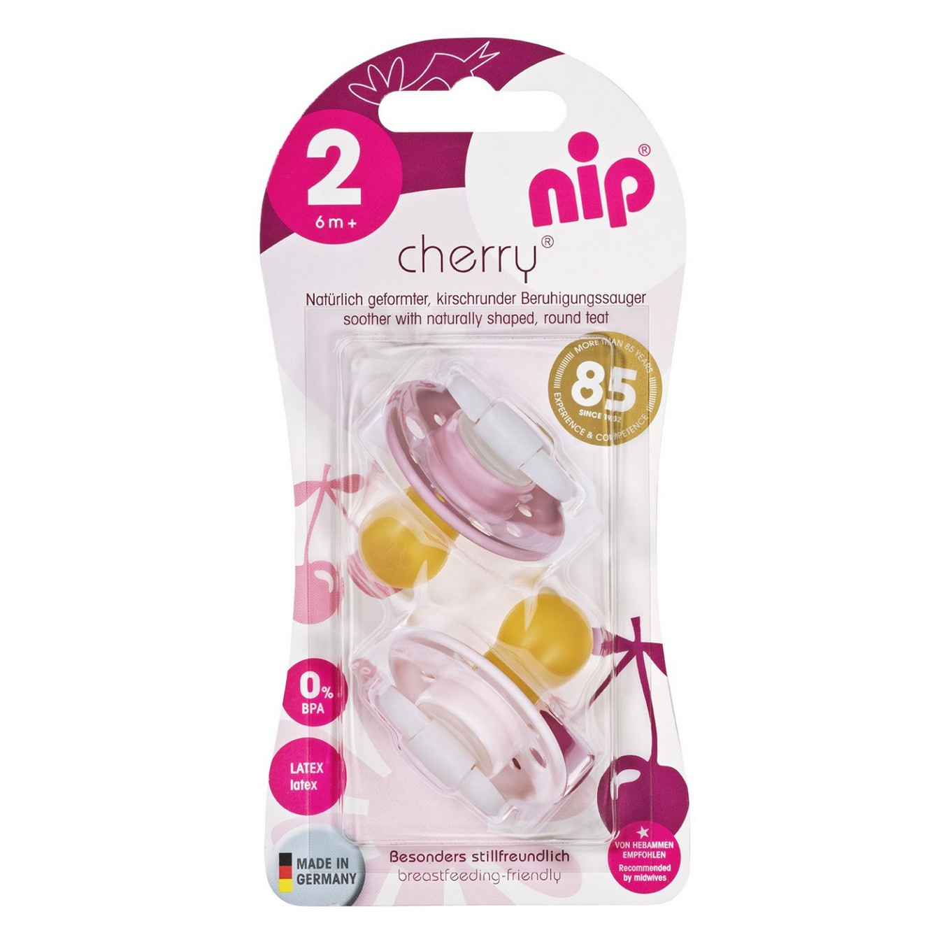 NIP Višnjica Cucla za devojčice Kaučuk 6m+ | Online prodaja | Ananas