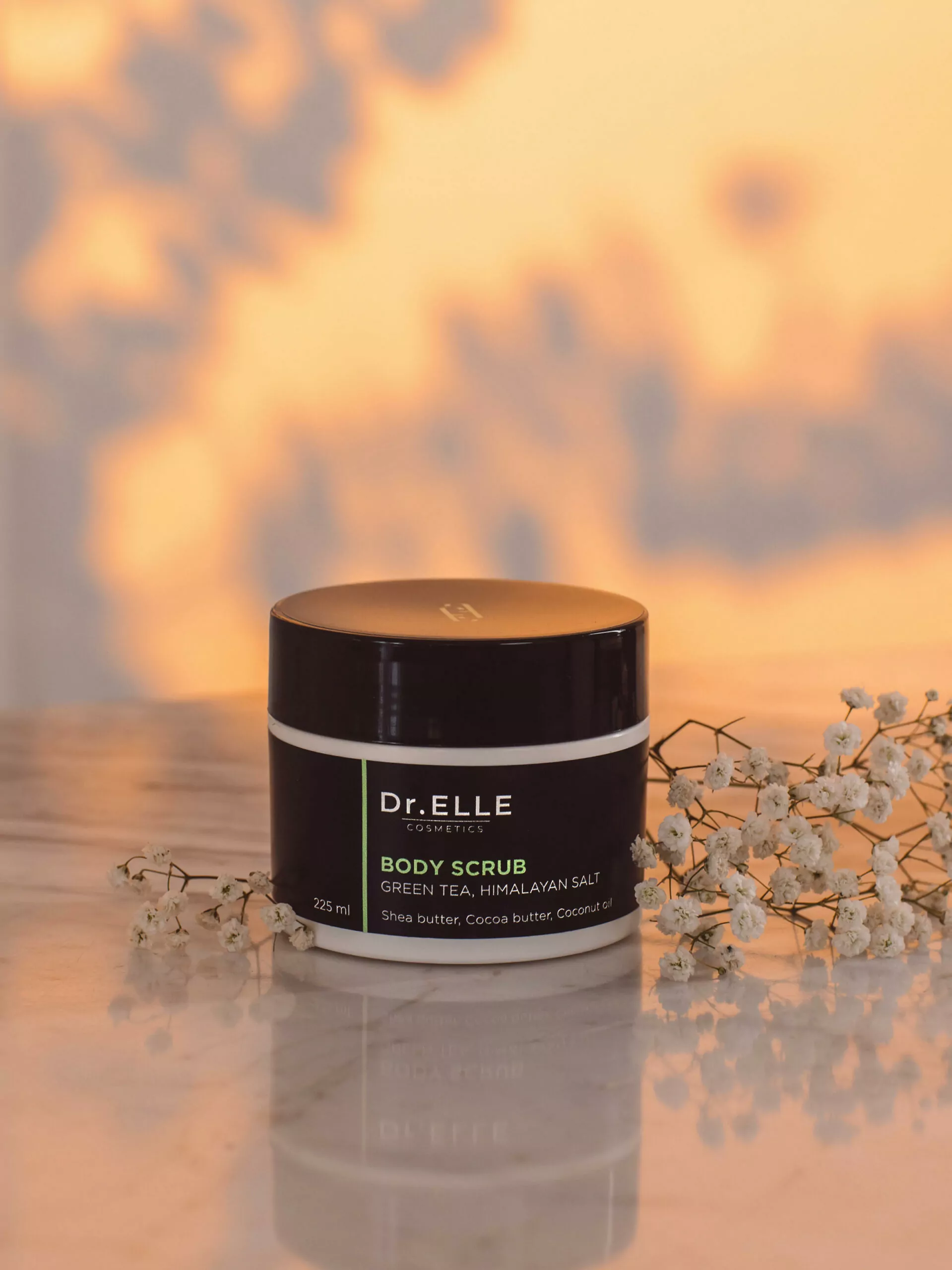 DR ELLE COSMETICS Body Scrub Piling za telo sa mirisom zelenog čaja, 225 ml | Online prodaja ...