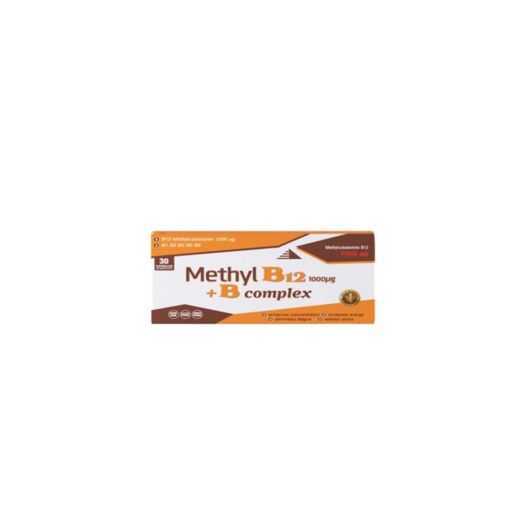 Methyl-B12 1000+B Complex, 30 kapsula | Online prodaja | Ananas