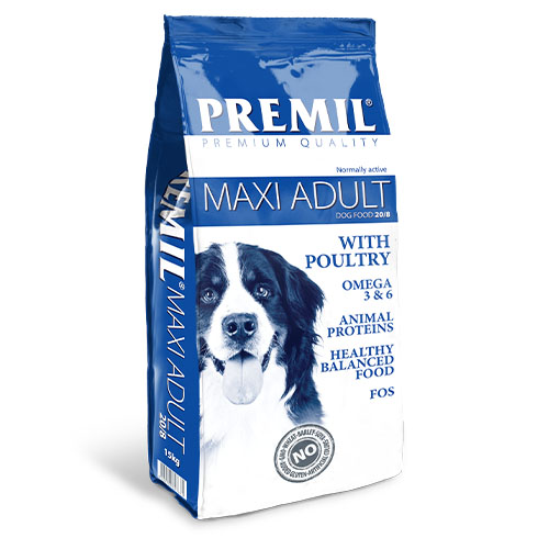 PREMIL Granule za pse Maxi Adult, 2.5kg | Online prodaja | Ananas