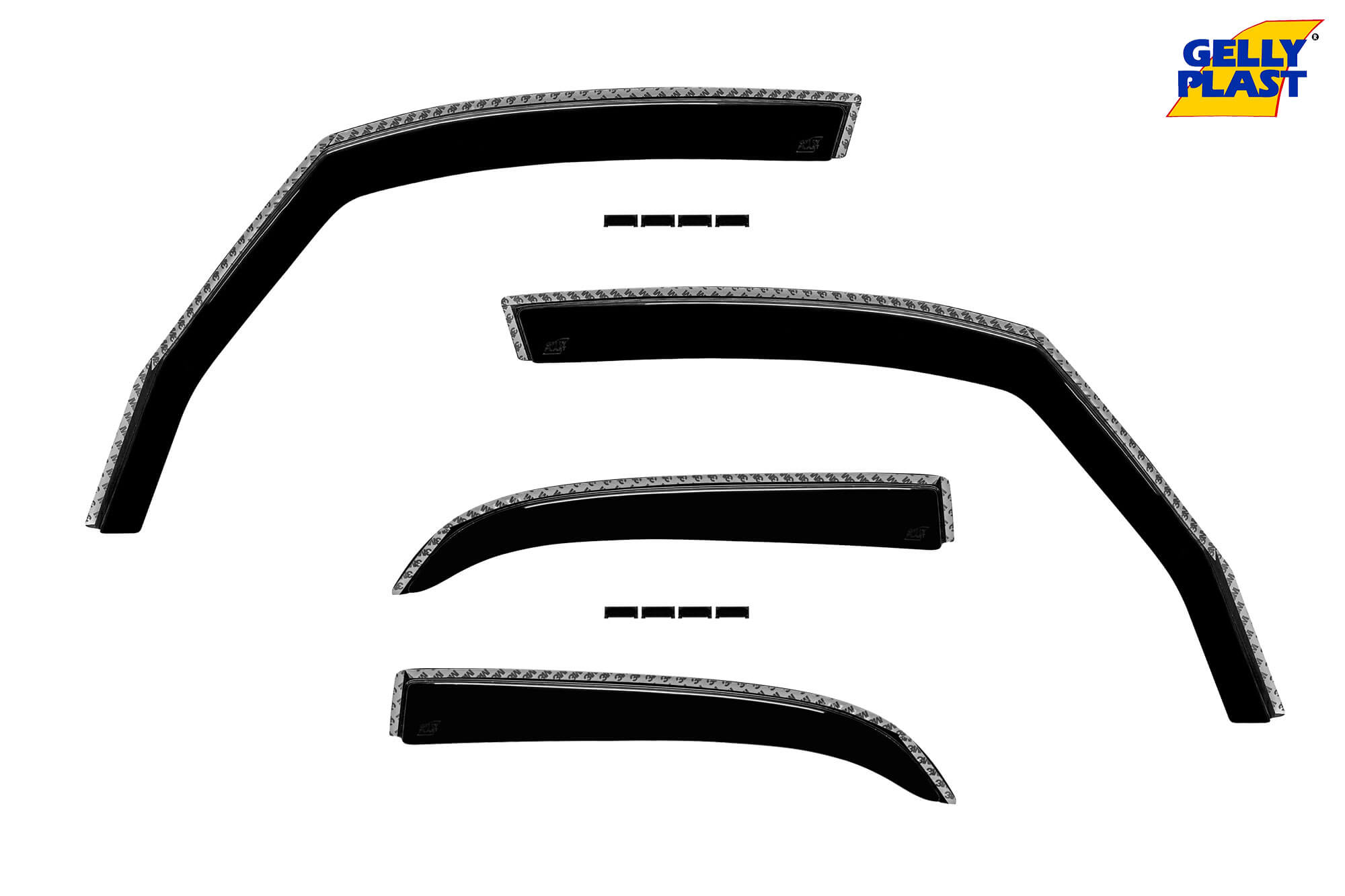 GELLYPLAST Комплет ветробрани Gelly Plast за Suzuki SX4 2006-2014, црни ...