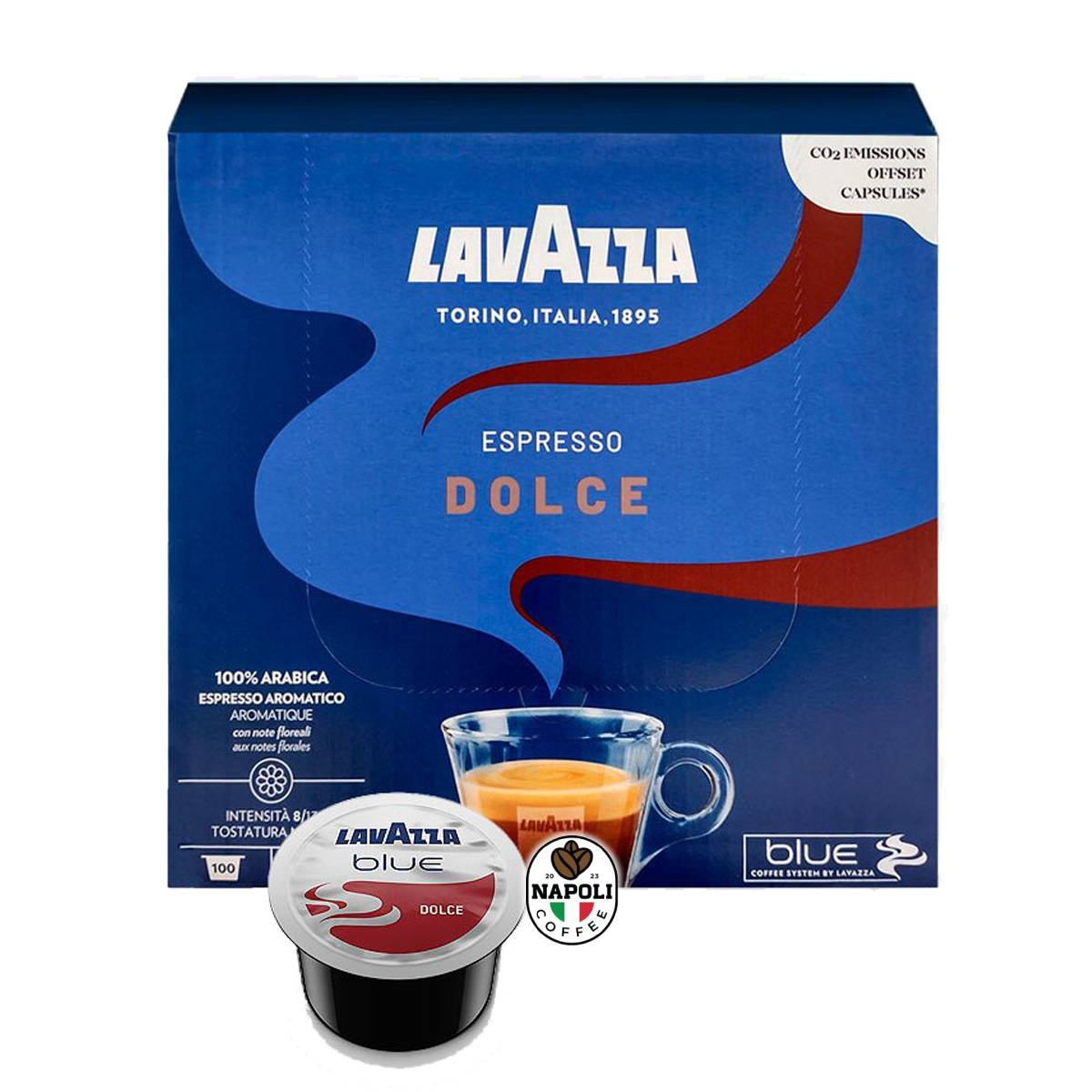 LAVAZZA Blue Dolce Kapsule za kafu, 100 komada | Online prodaja | Ananas
