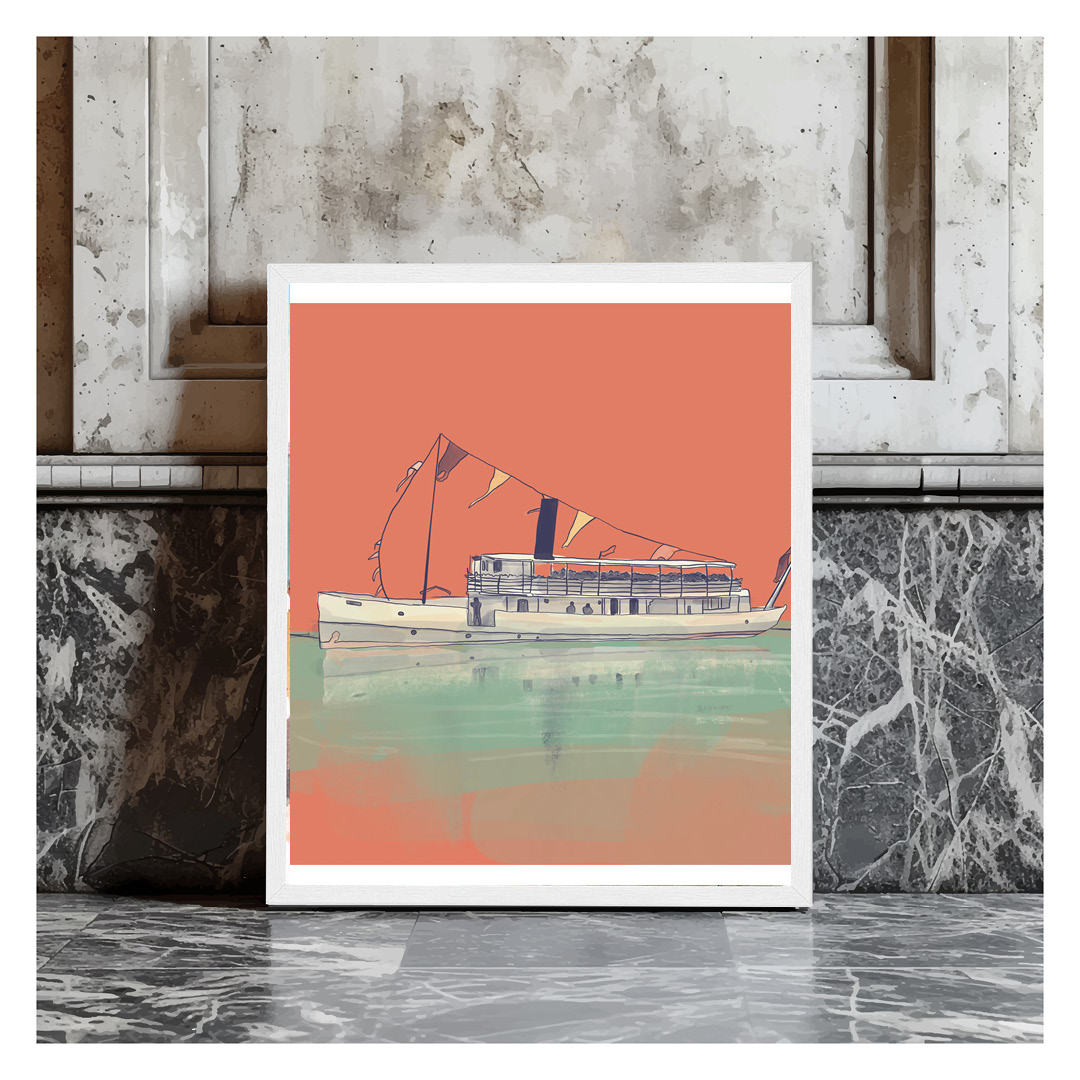 Canvas "Galioti" Parobrod Cetinje | Online prodaja Canvas "Galioti ...