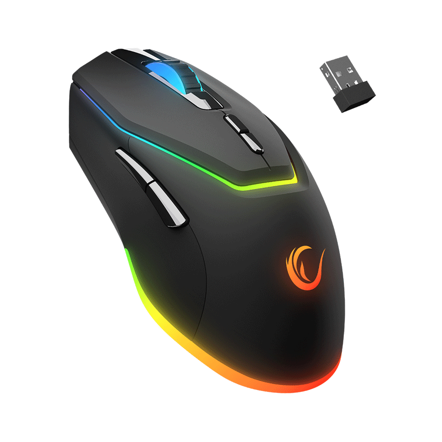 Rampage Miš gaming Vortex M1 Wireless/Wired RGB LED, Crni | Online ...