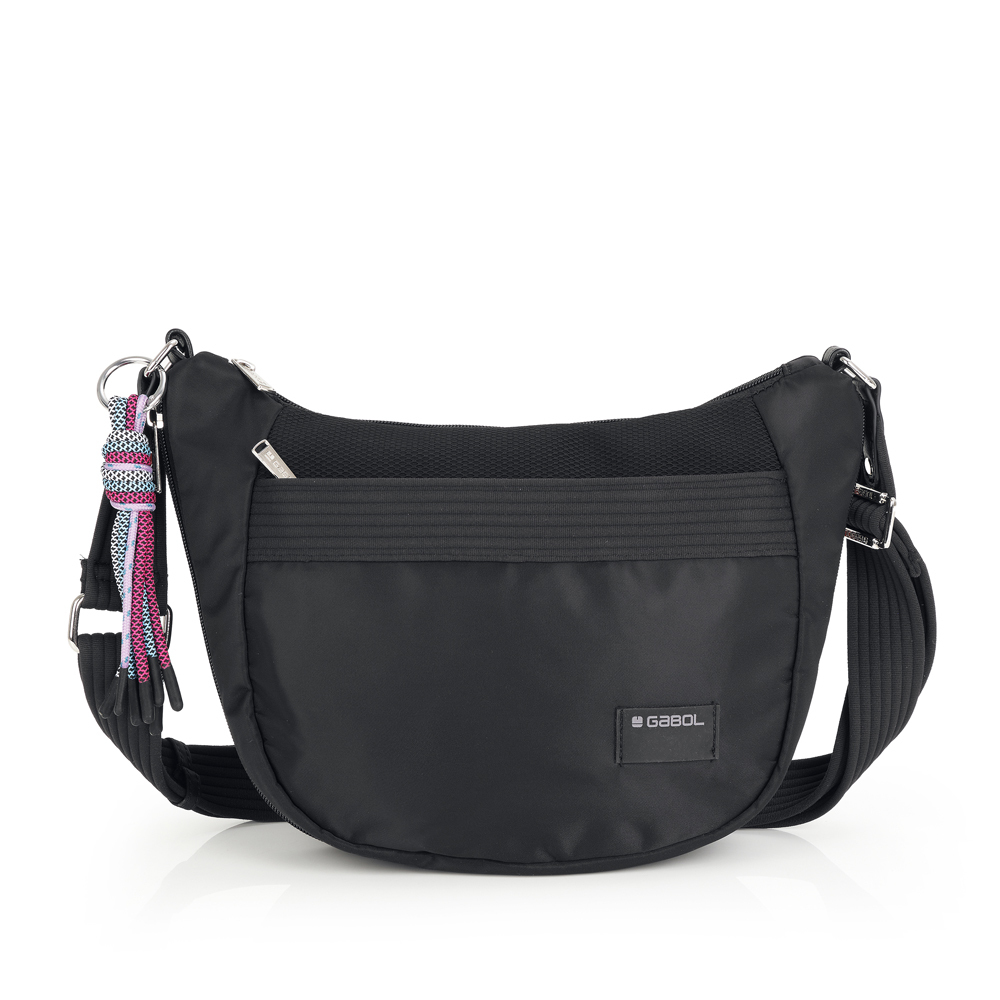 GABOL Ženska torba Aroa, 31x22x7/11 cm, Crna | Online prodaja | Ananas