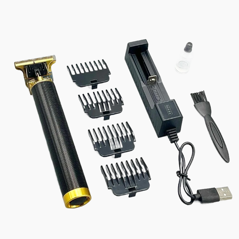 Trimer za bradu i kosu sa nastavcima, Bežični, Crni | Online prodaja | Ananas