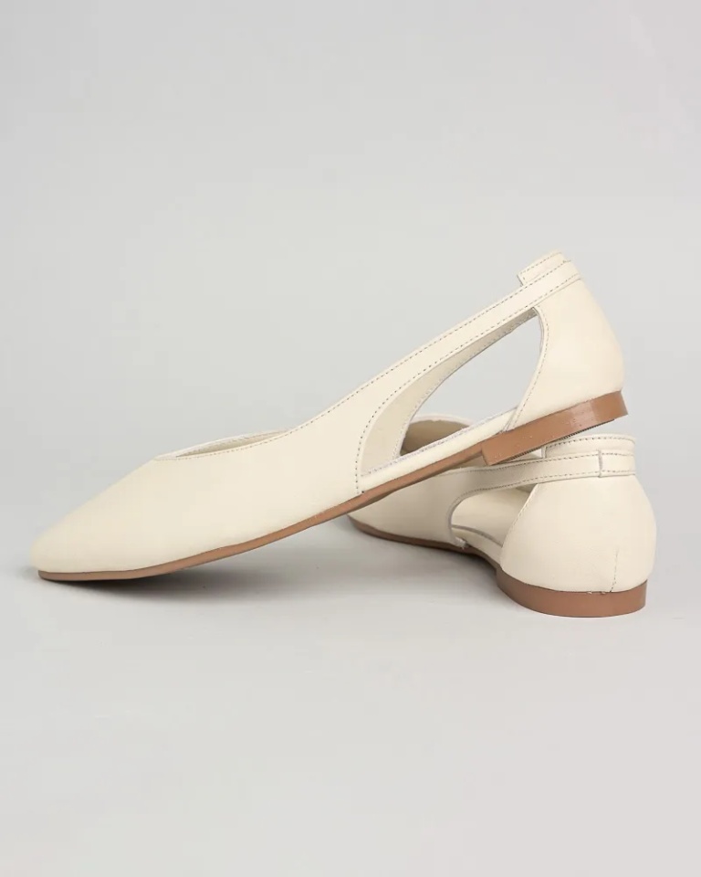 Invento Ženske kožne baletanke 5052, Bež | Online prodaja | Ananas