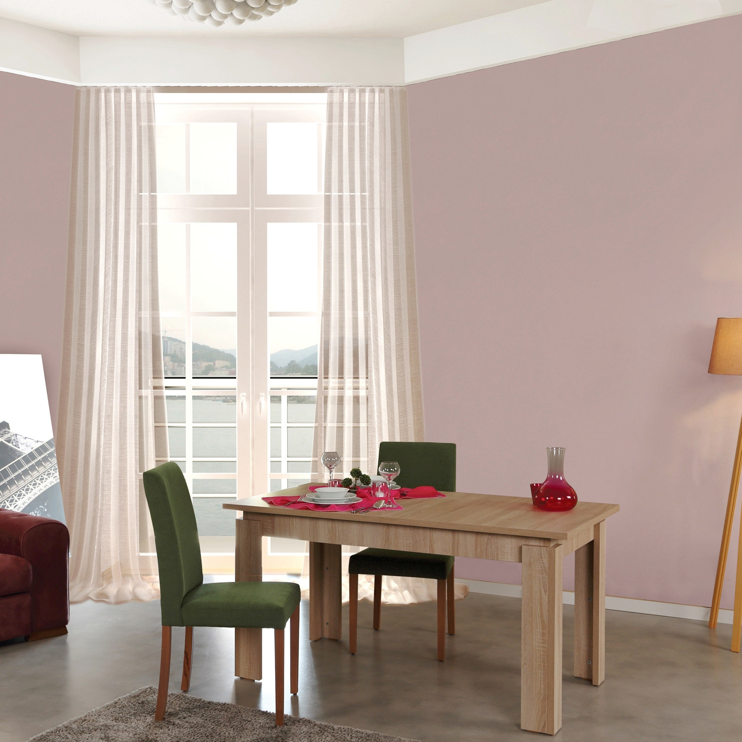 Hanah Home Trpezarijski sto Huqqa 78x150x80cm Hrast | Online prodaja ...