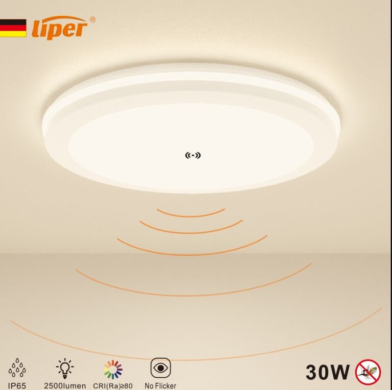 Liper LED lampa sa senzorom 30W 6500K okrugla IP65 LP-DL30MA01-YG ...