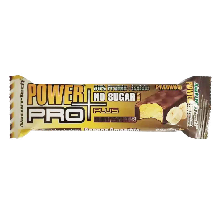 Nature Tech Proteinska čokoladica sa ukusom banane, Bez šećera, 80g | Online prodaja | Ananas