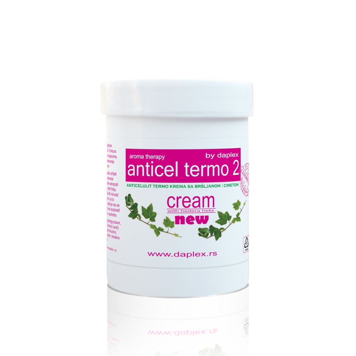 Termo cream Anticelulit krema sa bršljanom, 250g | Online prodaja | Ananas