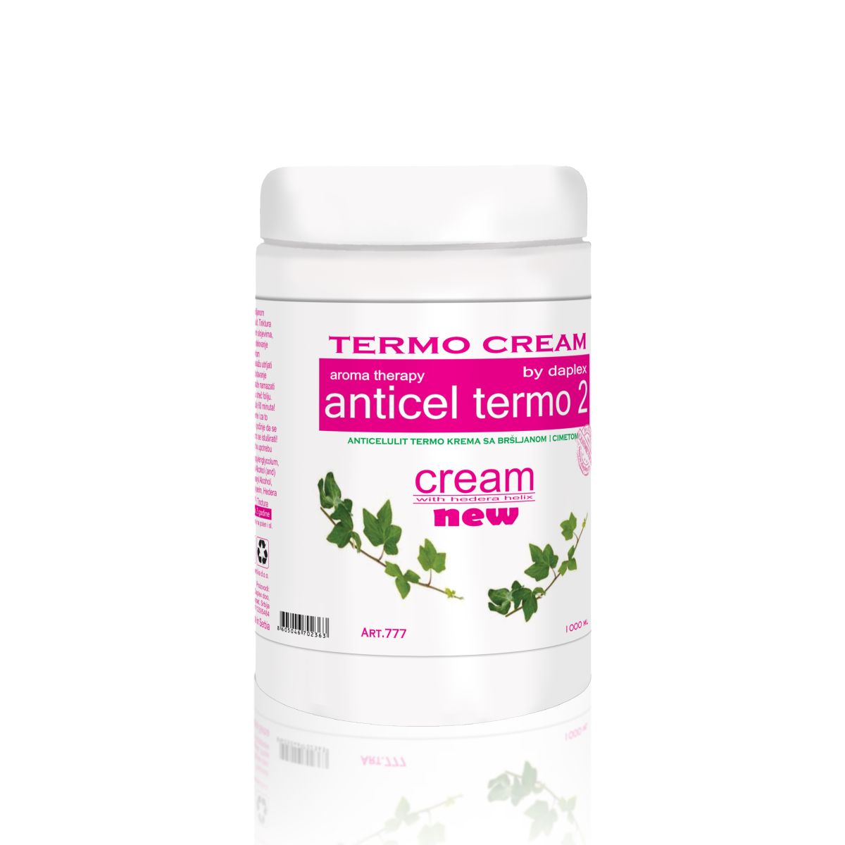 Termo cream Anticelulit krema sa bršljanom, 1kg | Online prodaja | Ananas