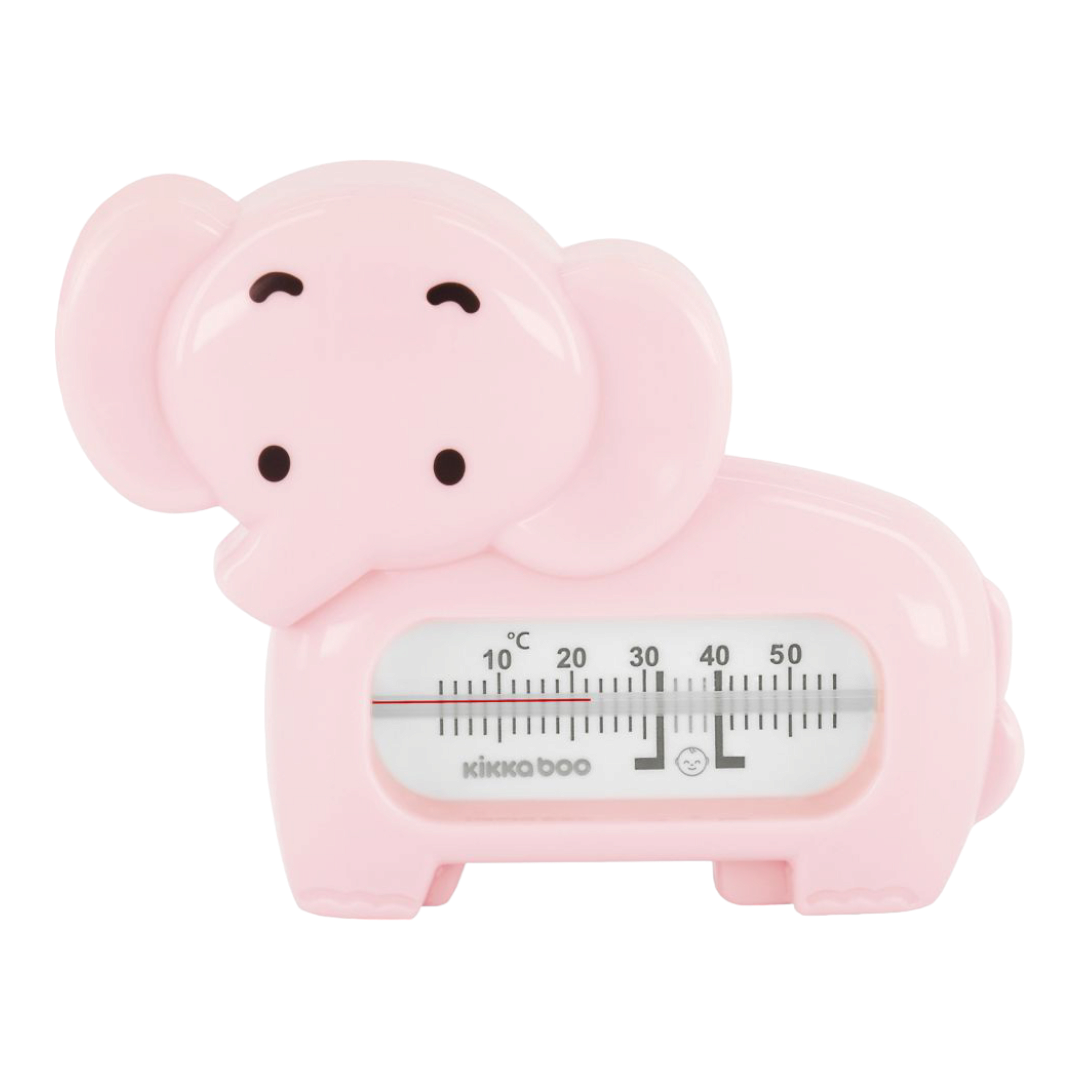 KIKKA BOO Termometar za kupanje beba Slon, Roze | Online prodaja | Ananas