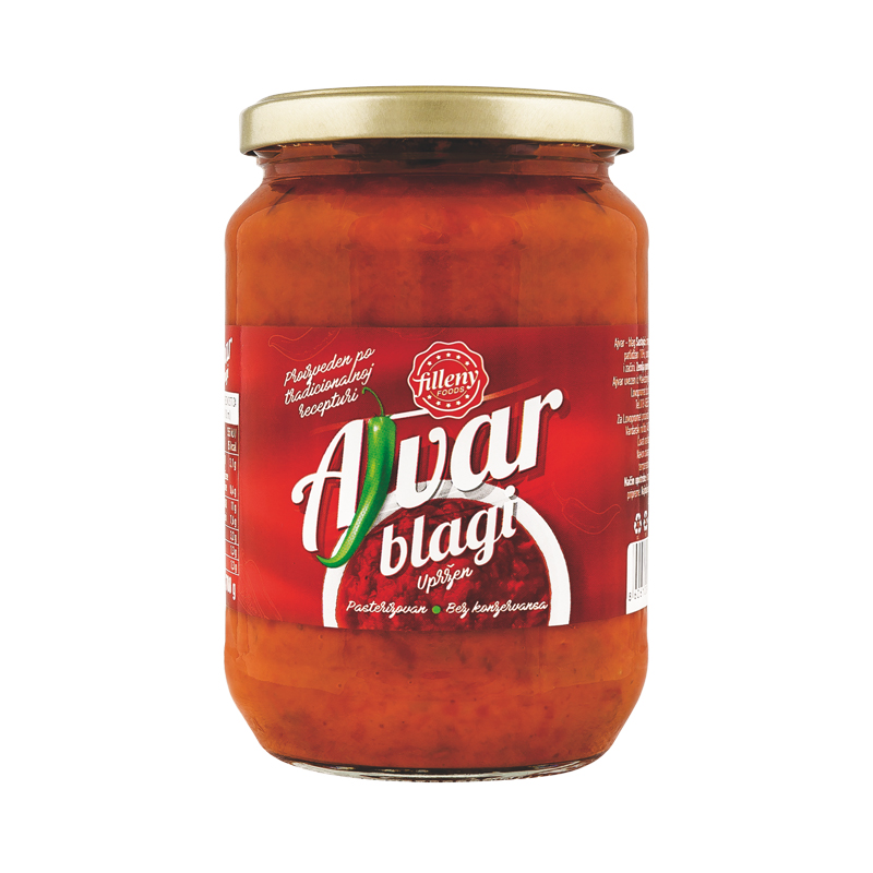 FILLENY FOODS Ajvar blagi upržen, 680g | Online prodaja | Ananas
