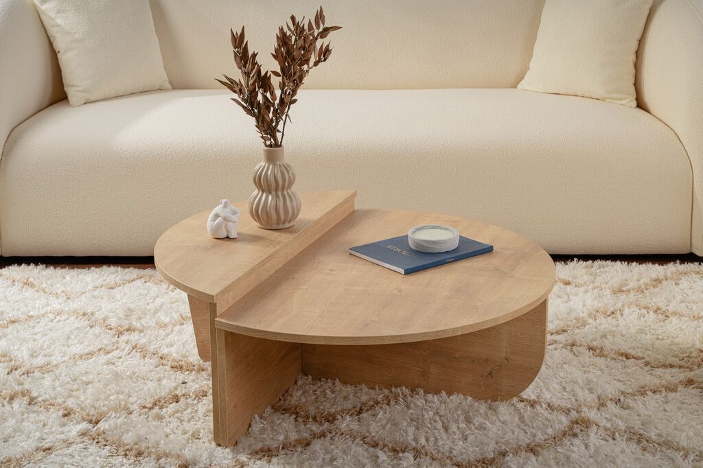 Hanah Home Klub sto-set Orion, 90x60x30, 85x30x35cm, 2 komada, Braon ...