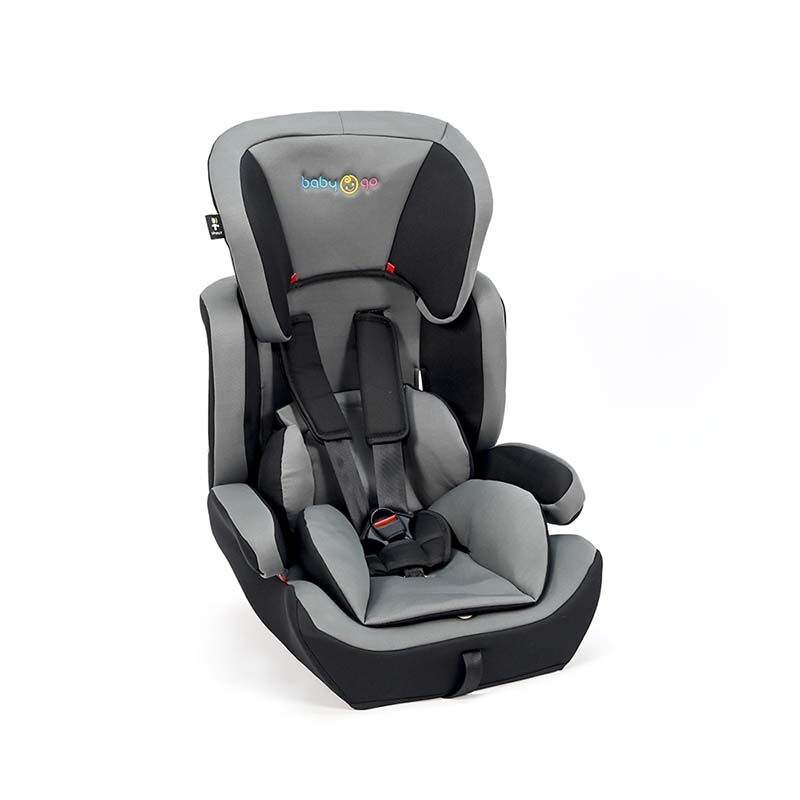 Loco Croco Седиште за автомобил 9-36 кг BABY GO Сиво | Најголема онлајн ...