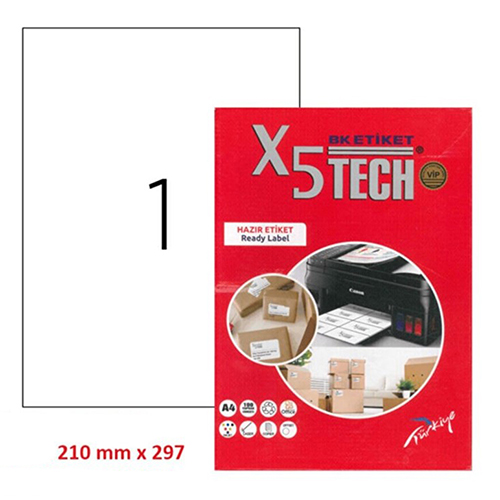 BK ETIKET Етикети, А4, 1/100, 210*297мм, BK-2000, Бела | Најголема ...