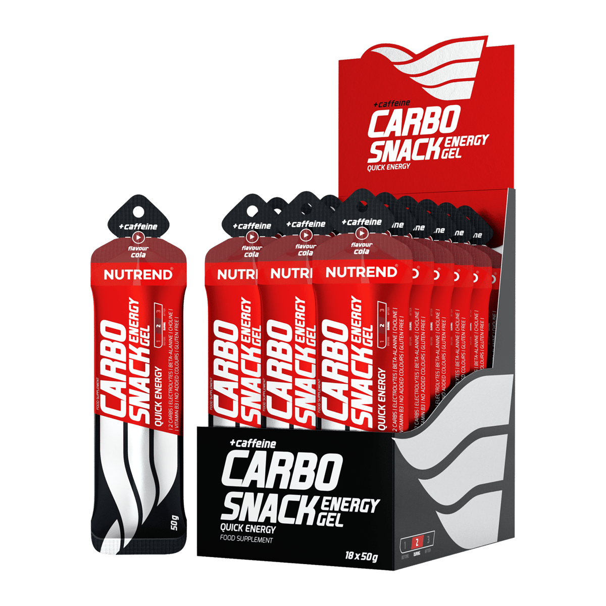 Nutrend Carbosnack Gel With Caffeine 50gr Quick Energy | Најголема ...
