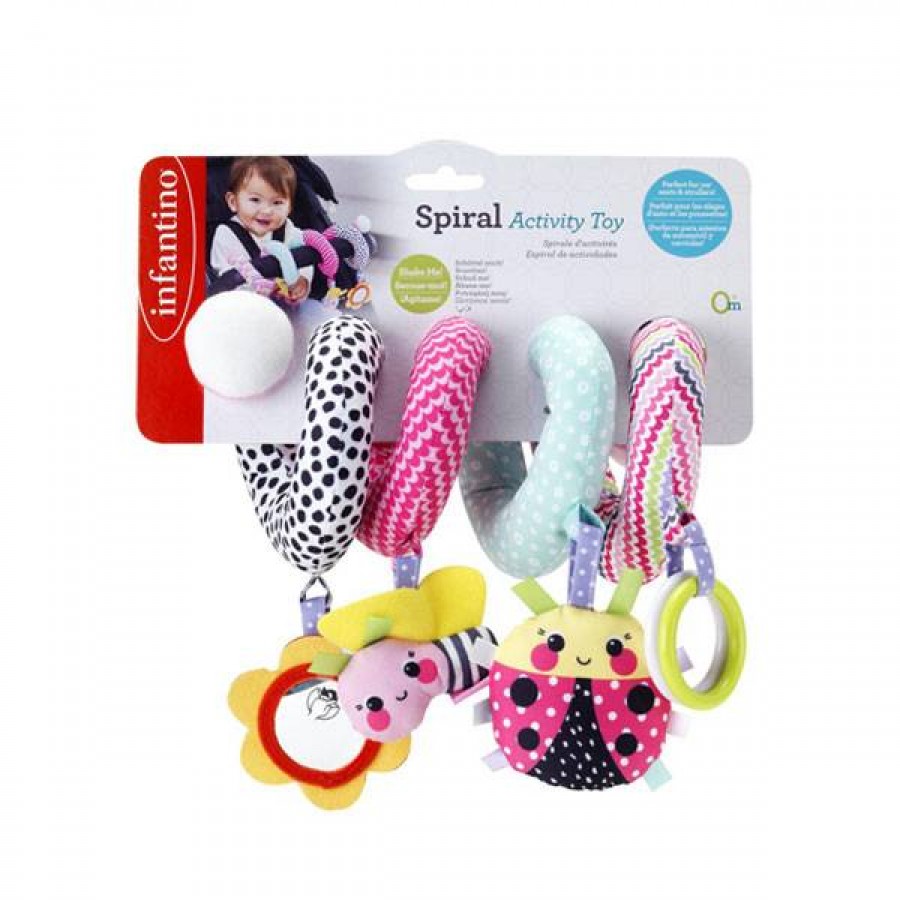 INFANTINO Играчка за количка Spiral pink 22115260 | Најголема онлајн ...